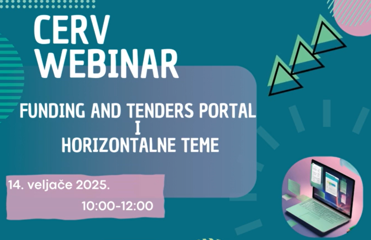Online webinar CERV programa: EU FT portal za prijavu projekata i ...